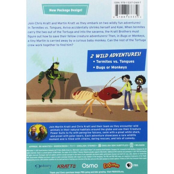 PBS | Media | Wild Kratts Tiny Trouble Face Dvd | Poshmark